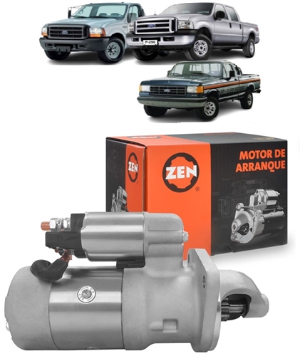 Motor de Partida Zen 9 Dentes Ford F1000 F250